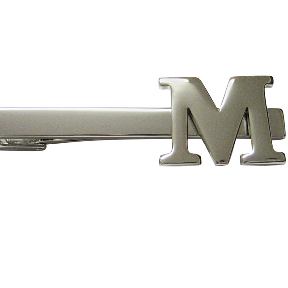 Kiola Designs | Accessories | Letter M Monogram Square Tie Clip | Poshmark